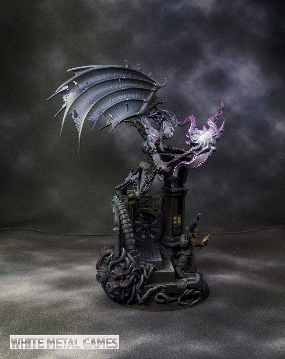 H. R. Giger Daemon Princess – White Metal Games